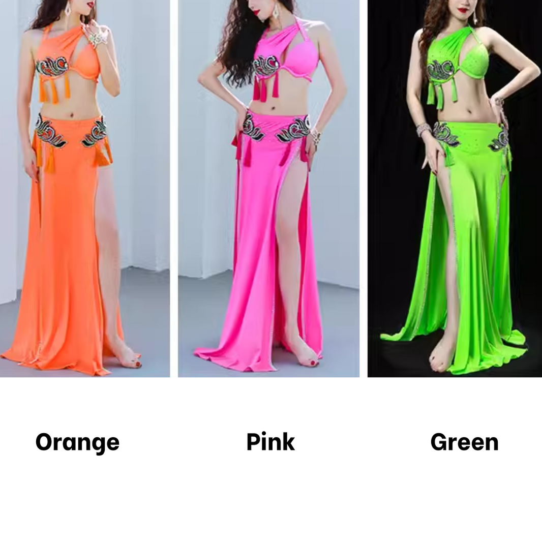 Shaabi Belly Dance Costume, Egyptian Street Style Dance Outfit – Azuer ...